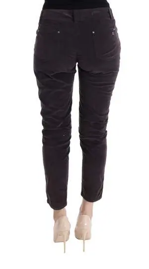 Ermanno Scervino Cotton Capri Cropped Trousers - Brown