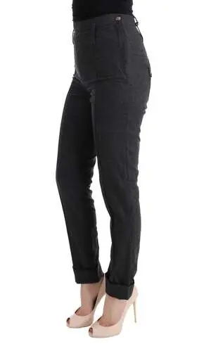 Ermanno Scervino Virgin Wool Skinny Trousers