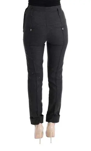 Ermanno Scervino Virgin Wool Skinny Trousers