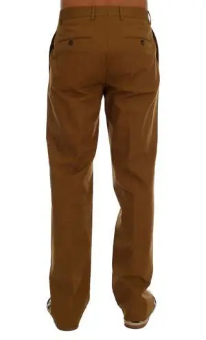 Dolce & Gabbana Stretch Cotton Formal Trousers