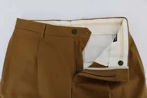 Dolce & Gabbana Stretch Cotton Formal Trousers