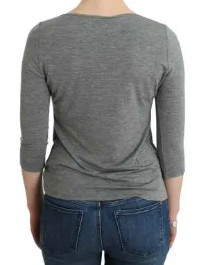 Roberto Cavalli 3/4 Sleeve Jumper Top