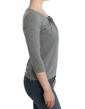 Roberto Cavalli 3/4 Sleeve Jumper Top