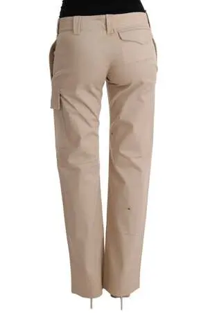 Ermanno Scervino Cotton Wool Regular Fit Trousers