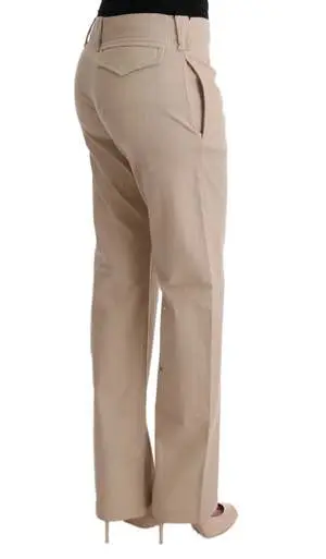 Ermanno Scervino Cotton Wool Regular Fit Trousers
