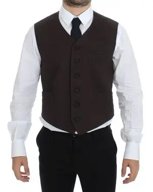 Dolce & Gabbana Dress Vest - Brown