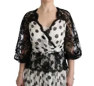 Dolce & Gabbana Floral Polka Dot Gown