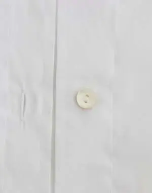 John Galliano Cotton Stretch Shirt Top - White
