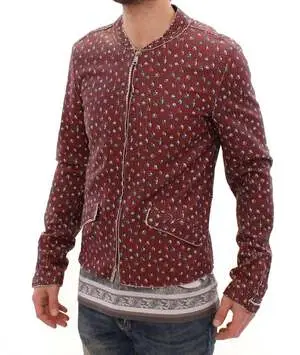 Dolce & Gabbana Leather Boxer Print Jacket