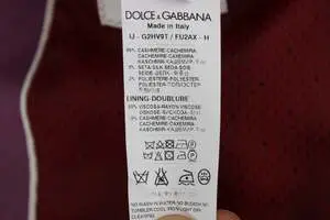 Dolce & Gabbana Cashmere Slim Fit Blazer