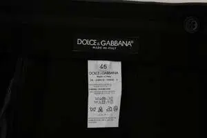 Dolce & Gabbana Wool Striped Trousers - Gray