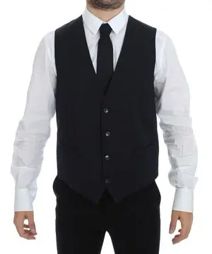 Dolce & Gabbana Single Breasted Vests For Men