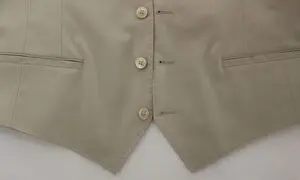 Dolce & Gabbana Cotton Stretch Dress Vest - Beige