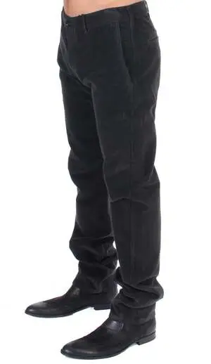 GF FERRE Corduroy Straight-fit Pants