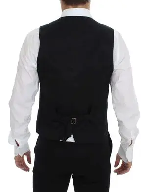 Dolce & Gabbana Wool Dress Vest - Gray