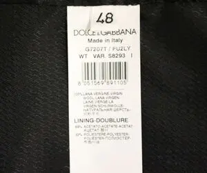 Dolce & Gabbana Wool Dress Vest - Gray