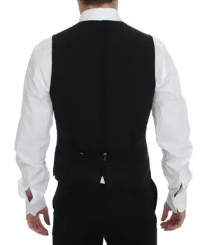 Dolce & Gabbana Wool Dress Vest - Black