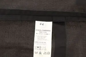 Dolce & Gabbana Wool Dress Vest - Black
