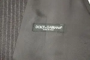 Dolce & Gabbana Striped Wool Single-breasted Vest