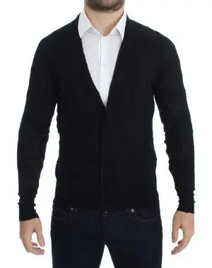 Costume National Fine Wool Button Cardigan
