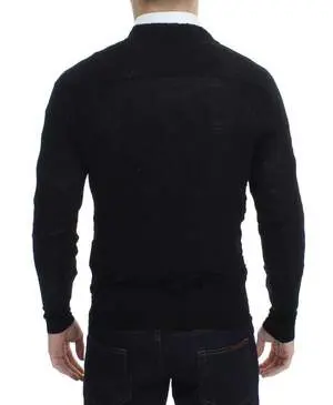 Costume National Fine Wool Button Cardigan