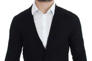 Costume National Fine Wool Button Cardigan