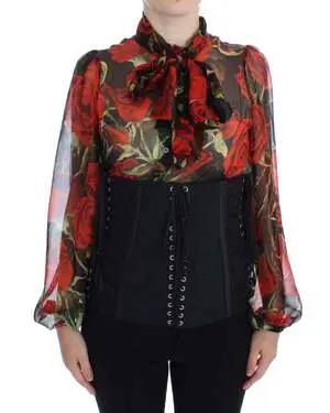 Dolce & Gabbana Stretch Corset Waist Belt - Black