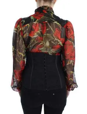 Dolce & Gabbana Stretch Corset Waist Belt