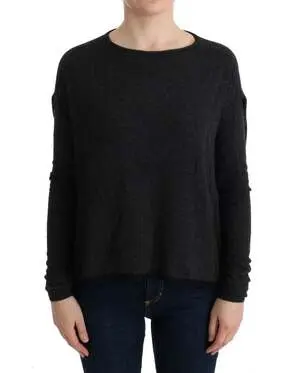 Costume National Viscose Knitted Crewneck Sweater