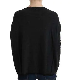 Costume National Viscose Knitted Crewneck Sweater