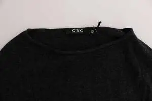 Costume National Viscose Knitted Crewneck Sweater