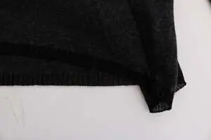 Costume National Viscose Knitted Crewneck Sweater