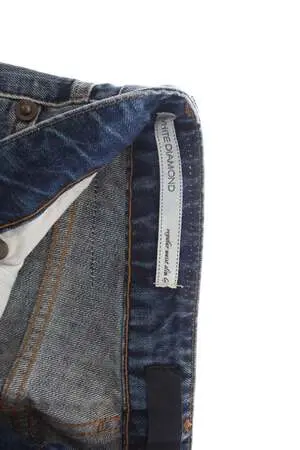 Roberto Cavalli Torn Straight Fit Jeans