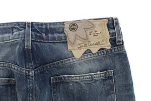 Roberto Cavalli Torn Straight Fit Jeans