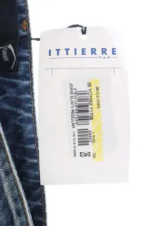Roberto Cavalli Torn Straight Fit Jeans