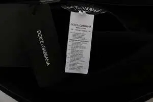 Dolce & Gabbana Crystal Embellished Wool Shift Dress
