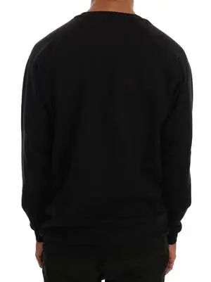 DANIELE ALESSANDRINI Crewneck Pullover Sweater - Black