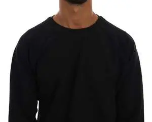 DANIELE ALESSANDRINI Crewneck Pullover Sweater - Black