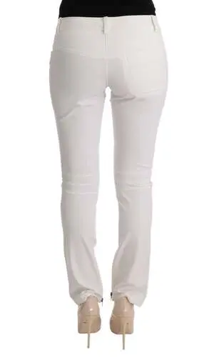 Ermanno Scervino Cotton Slim Fit Trousers