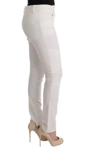 Ermanno Scervino Cotton Slim Fit Trousers