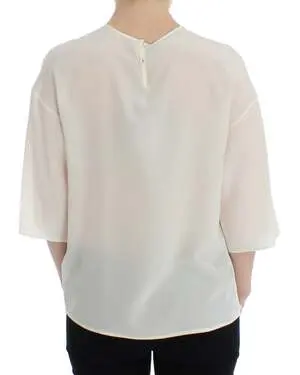 Dolce & Gabbana Silk Sequined Blouse