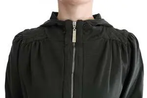 EXTE Hooded Zip-up Cotton Sweater