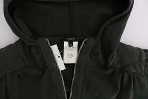 EXTE Hooded Zip-up Cotton Sweater
