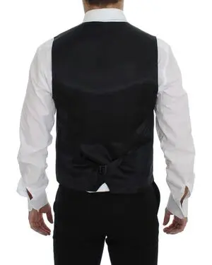 Dolce & Gabbana Wool And Silk Blend Dress Vest