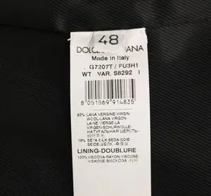 Dolce & Gabbana Wool And Silk Blend Dress Vest