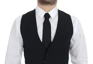 Dolce & Gabbana Wool Dress Vest - Blue