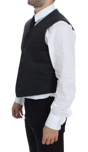 Dolce & Gabbana Wool Blend Vest - Gray