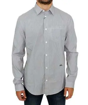 GF FERRE Striped Cotton Casual Shirt