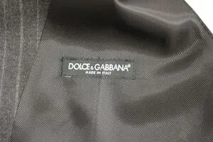 Dolce & Gabbana Striped Wool Vest - Gray