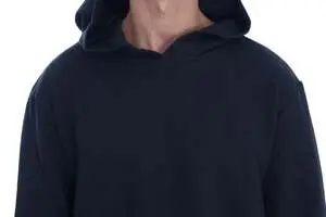 DANIELE ALESSANDRINI Hooded Cotton Sweater - Black